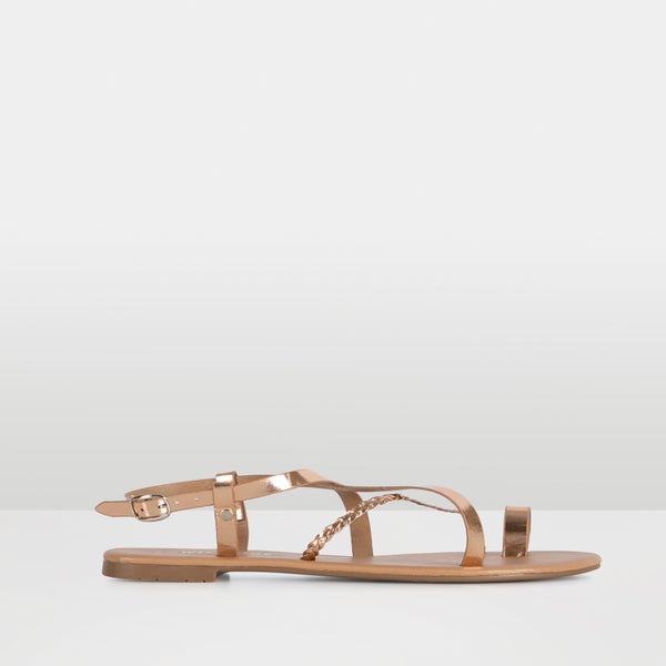 Titan | Wildfire | Strappy Metallic Sandal | Women's