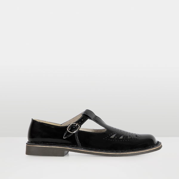 Georgia 2 | Everflex | T-Bar Leather School Shoe | Women's
