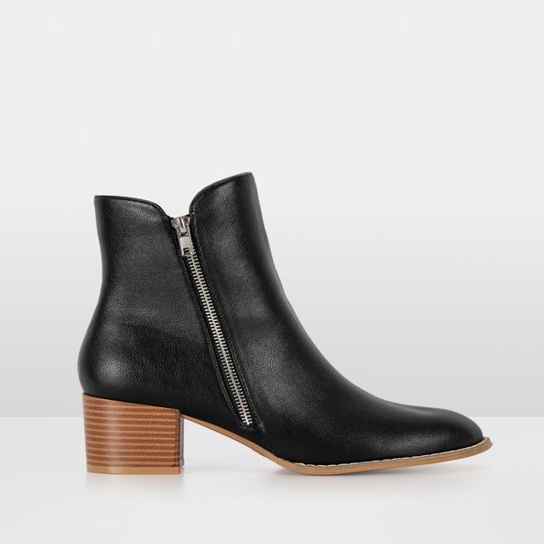 Layne | Vybe | Zip Up Ankle Boot with Heel | Women's