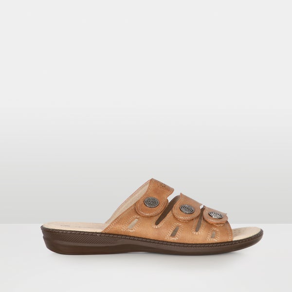 Whirl | Corasol | Casual Flat Sandal Slide | Women's