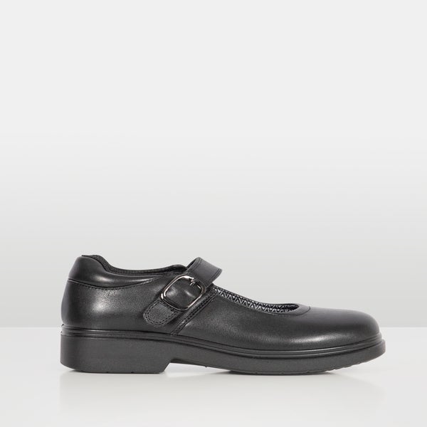 Memo | Everflex | Girl's Mary-Jane Leather School Shoe | Girl's