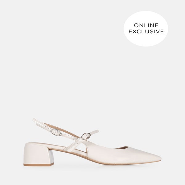 Augusta | Wildfire | Square-toe Shape Block Heel | Women's